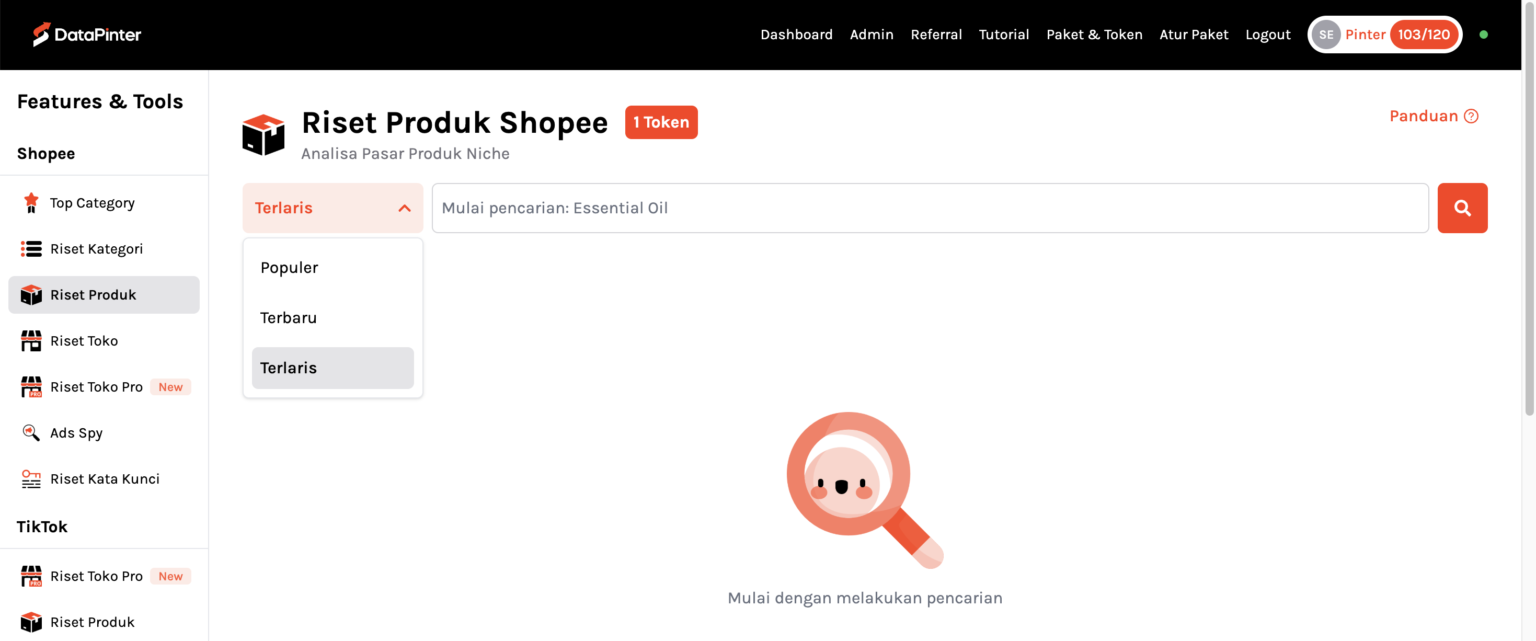 📘 User Manual - DataPinter.com - Tool Riset Produk #1 di Indonesia